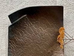 8 1/2" Rectangular Gold Plate – Chaargoush